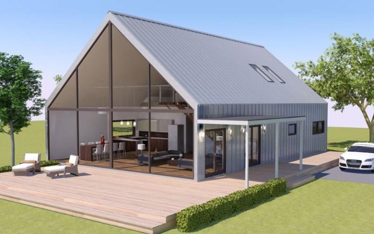 11+ models of modern and cost-optimized prefabricated level 4 houses ...